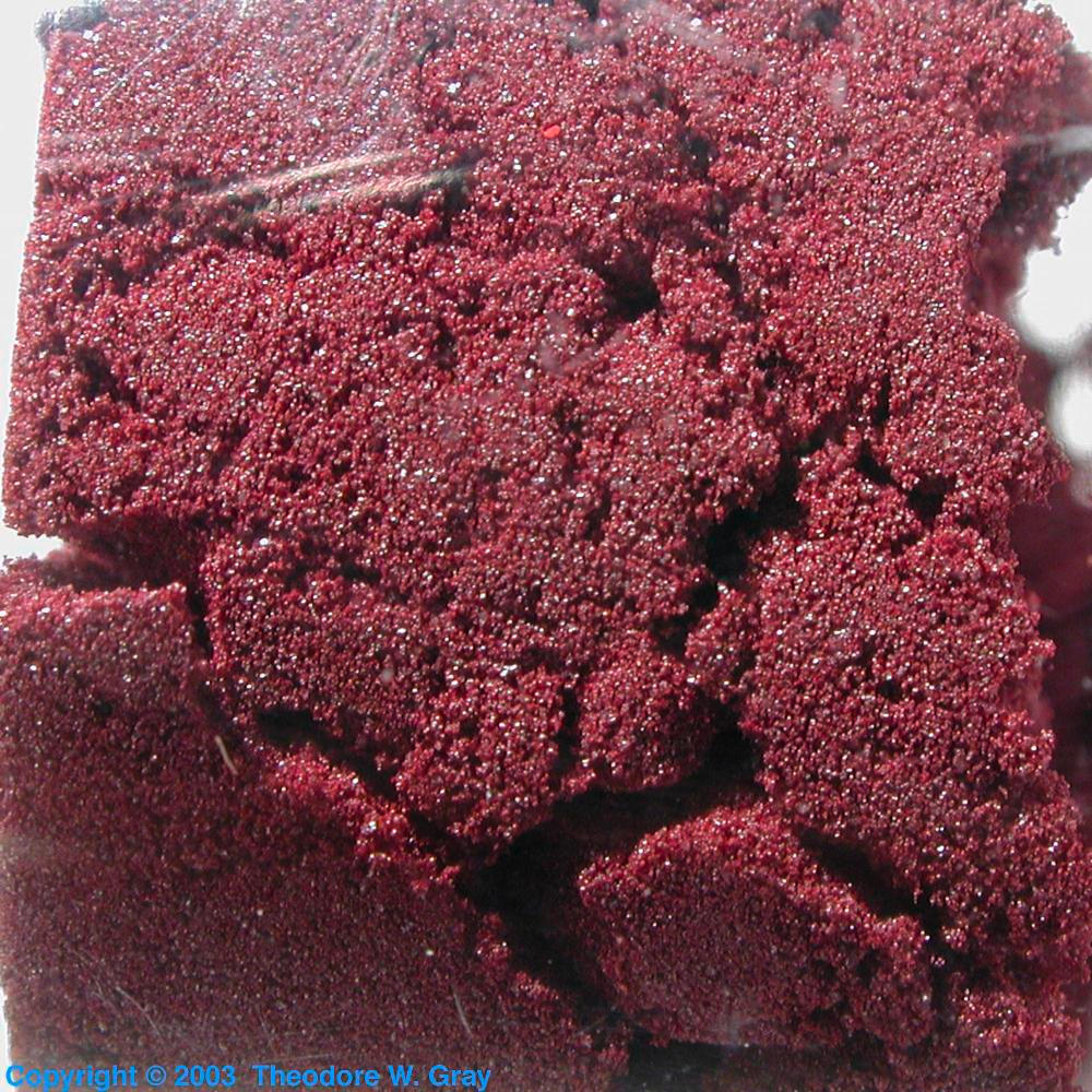 Red Phosphorus Powder A Sample Of The Element Phosphorus In The 