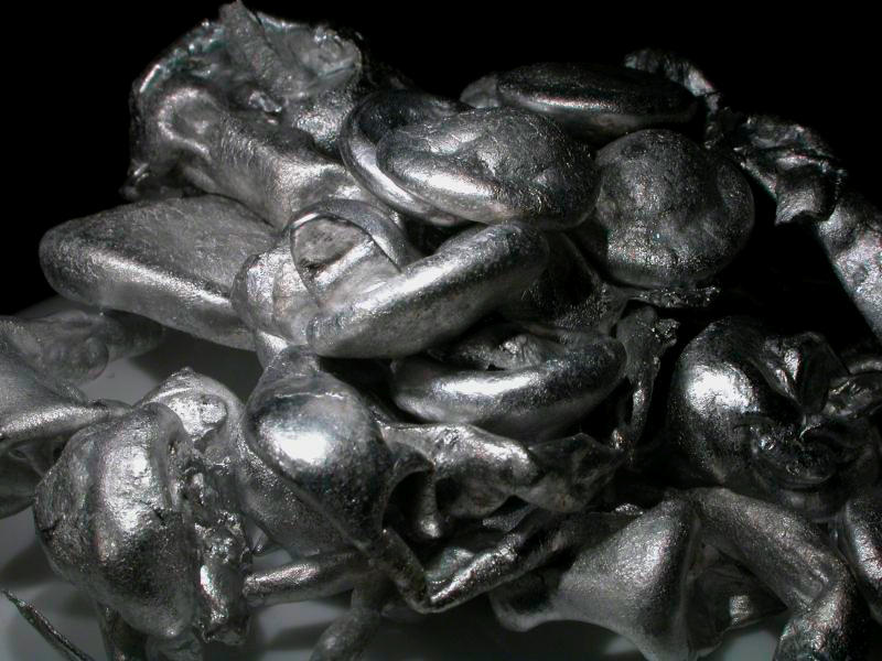 Sample of the element Aluminum in the Periodic Table