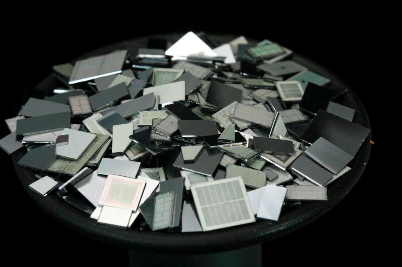 Sample of the element Silicon in the Periodic Table