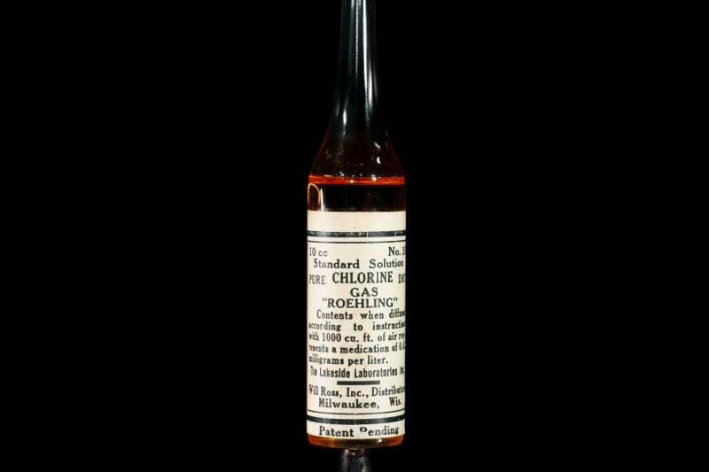 Sample of the element Chlorine in the Periodic Table