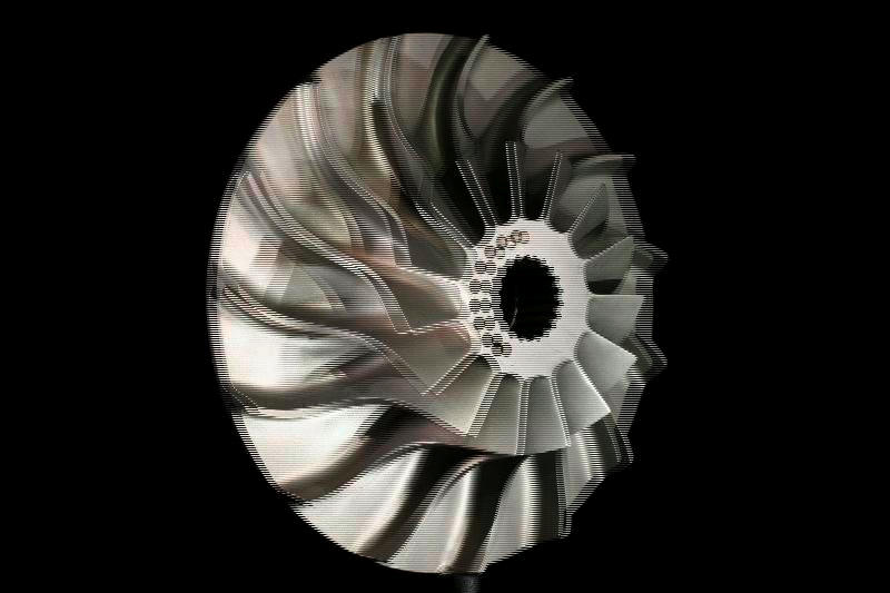 Sample of the element Titanium in the Periodic Table