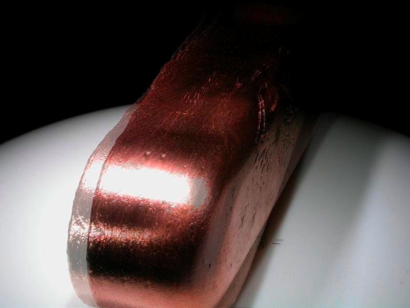 Sample of the element Copper in the Periodic Table