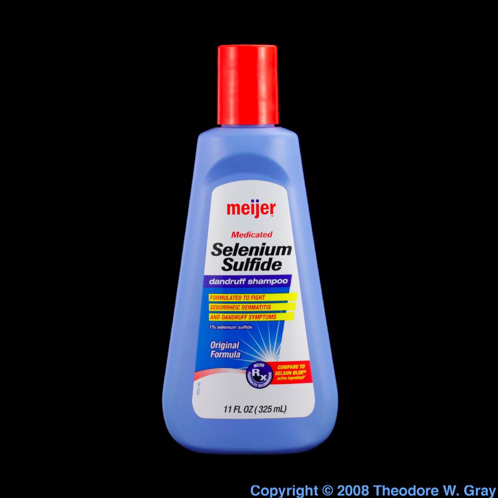 Generic Dandruff Shampoo A Sample Of The Element Selenium In The 