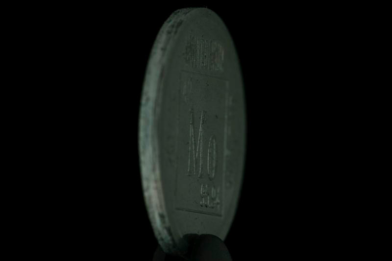 Sample of the element Molybdenum in the Periodic Table