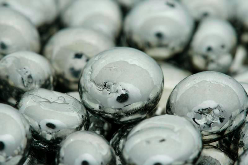 Sample of the element Ruthenium in the Periodic Table
