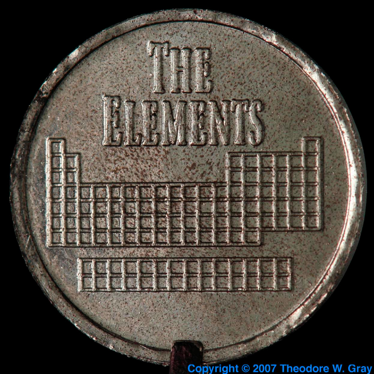 Sample of the element Lutetium in the Periodic Table