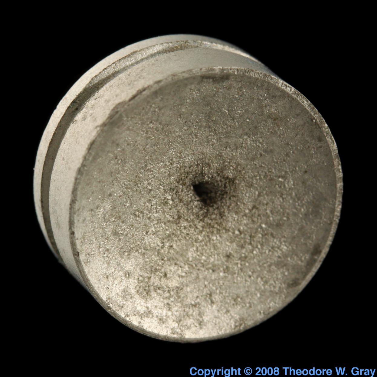 Sample of the element Tungsten in the Periodic Table