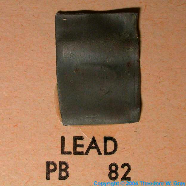 Sample of the element Lead in the Periodic Table