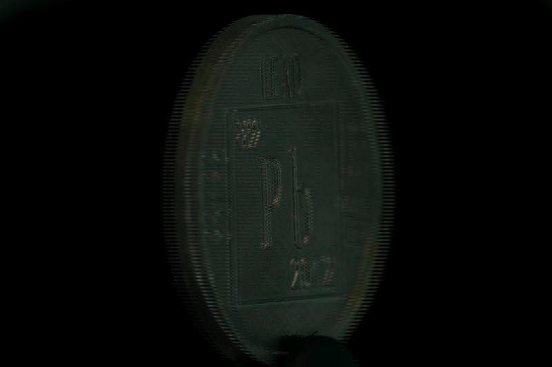 Sample of the element Lead in the Periodic Table